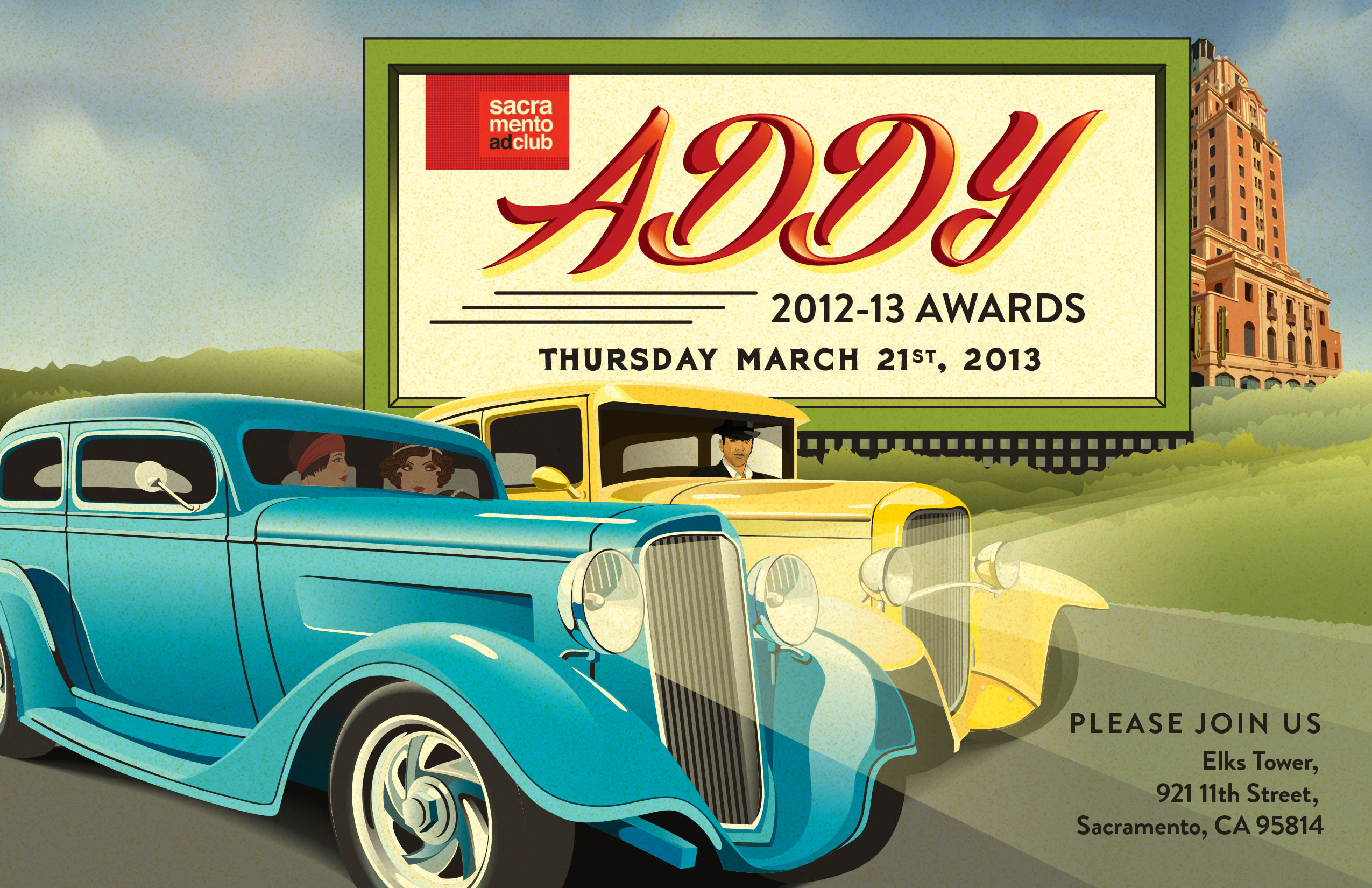 Sac ADDY Invitation | Rikki Morehouse Graphic Design
